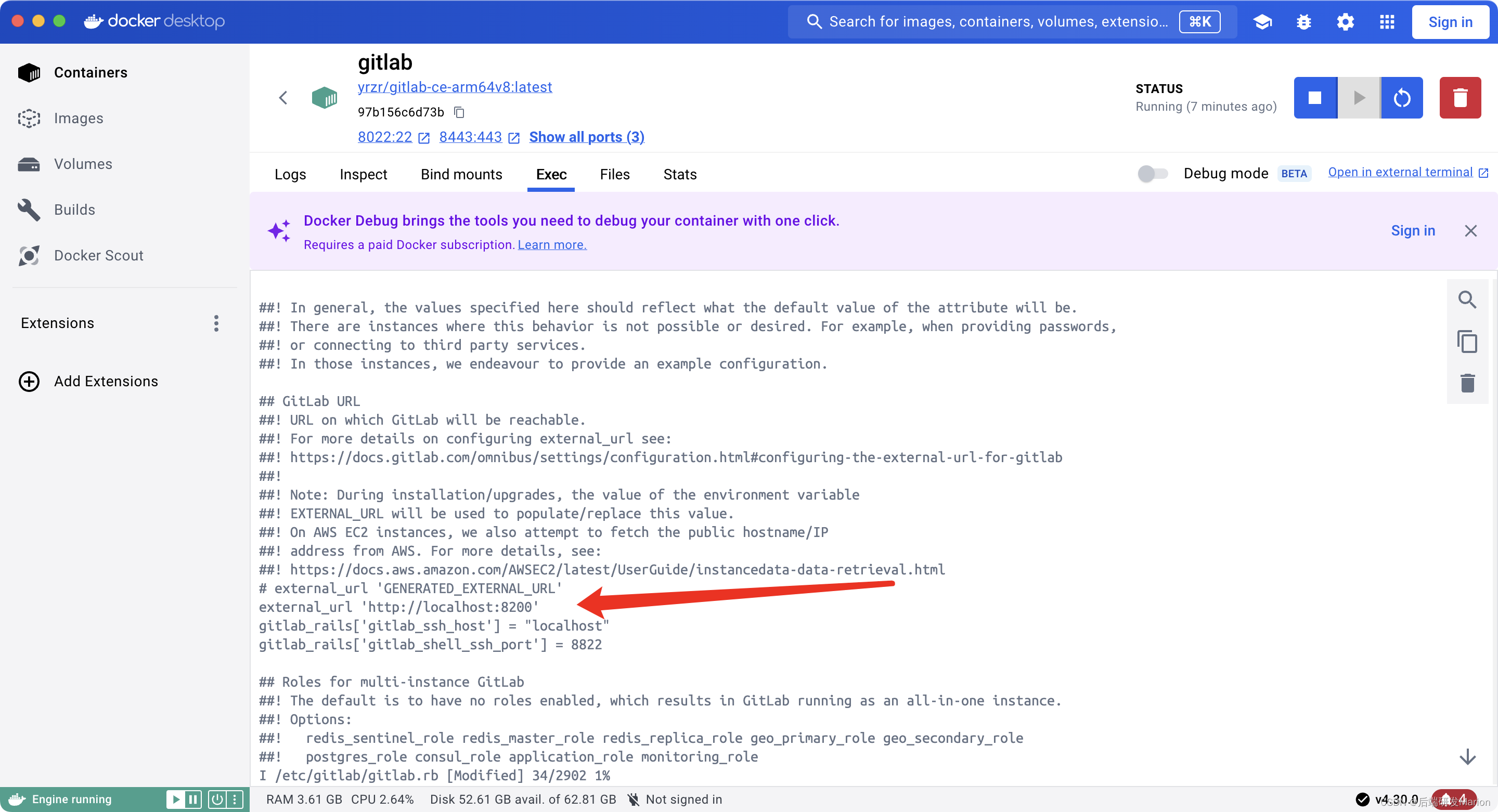 【Gitlab】Gitlab MAC M1通过Docker Desktop安装教程_docker desktop mac m1-CSDN博客