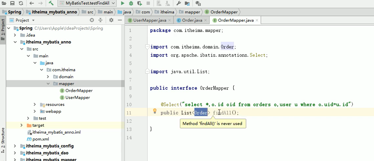 Java202304java学习笔记第六十七天 Ssm 动态sql 一对一得注解2 Csdn博客