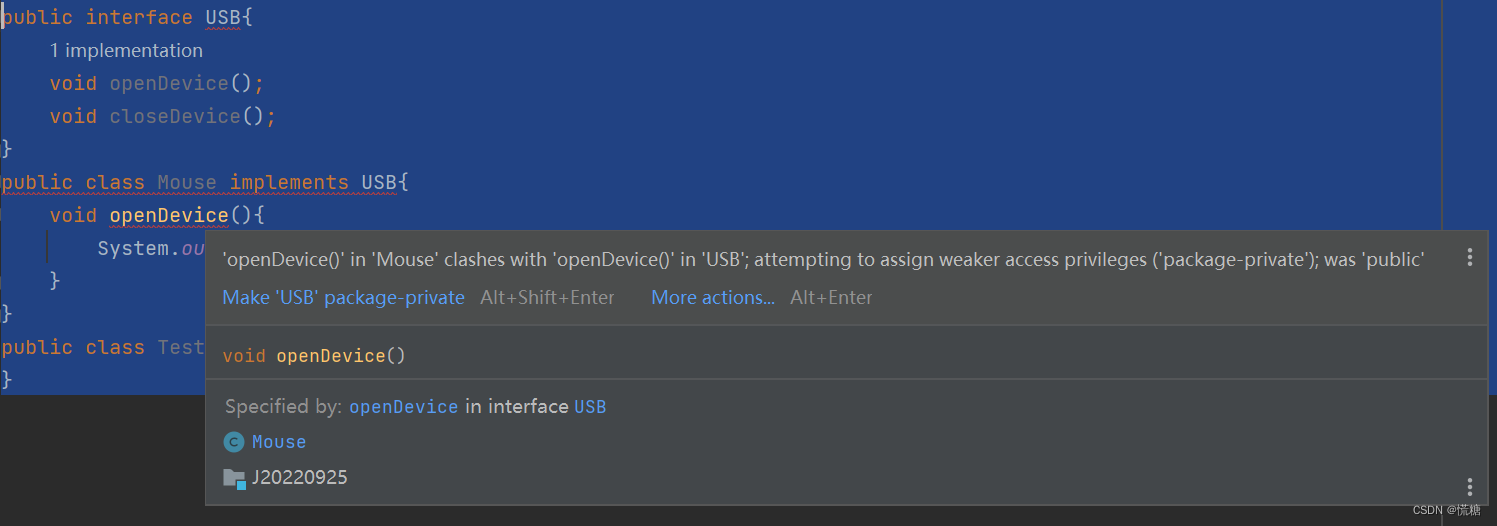 Java篇——抽象类与接口-粗略讲接口（接口是什么，怎么用，接口的几个特性）接口的基本了解_java 抽象接口-CSDN博客
