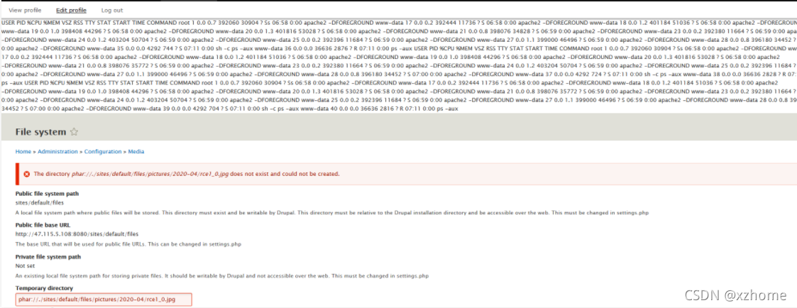 Drupal 远程代码执行漏洞（CVE-2019-6339）简单复现-CSDN博客