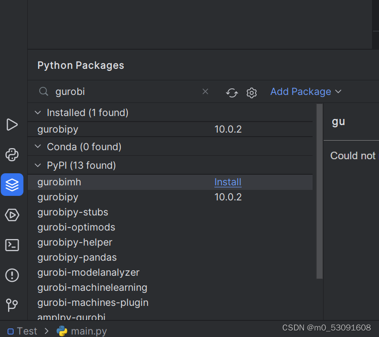 Gurobi+Pycharm（环境配置）_pycharm调用gurobi-CSDN博客