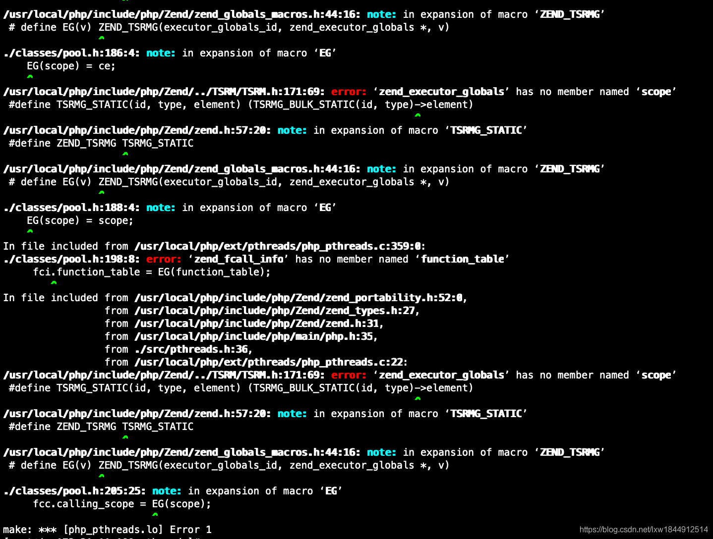 pthreads php 安装全过程_php 安装 pthreads安装没错误但用不了-CSDN博客