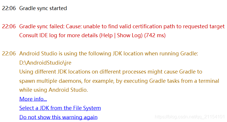 【干货】解决AndroidStudio报错Cause: unable to find valid certification path to requested target-CSDN博客