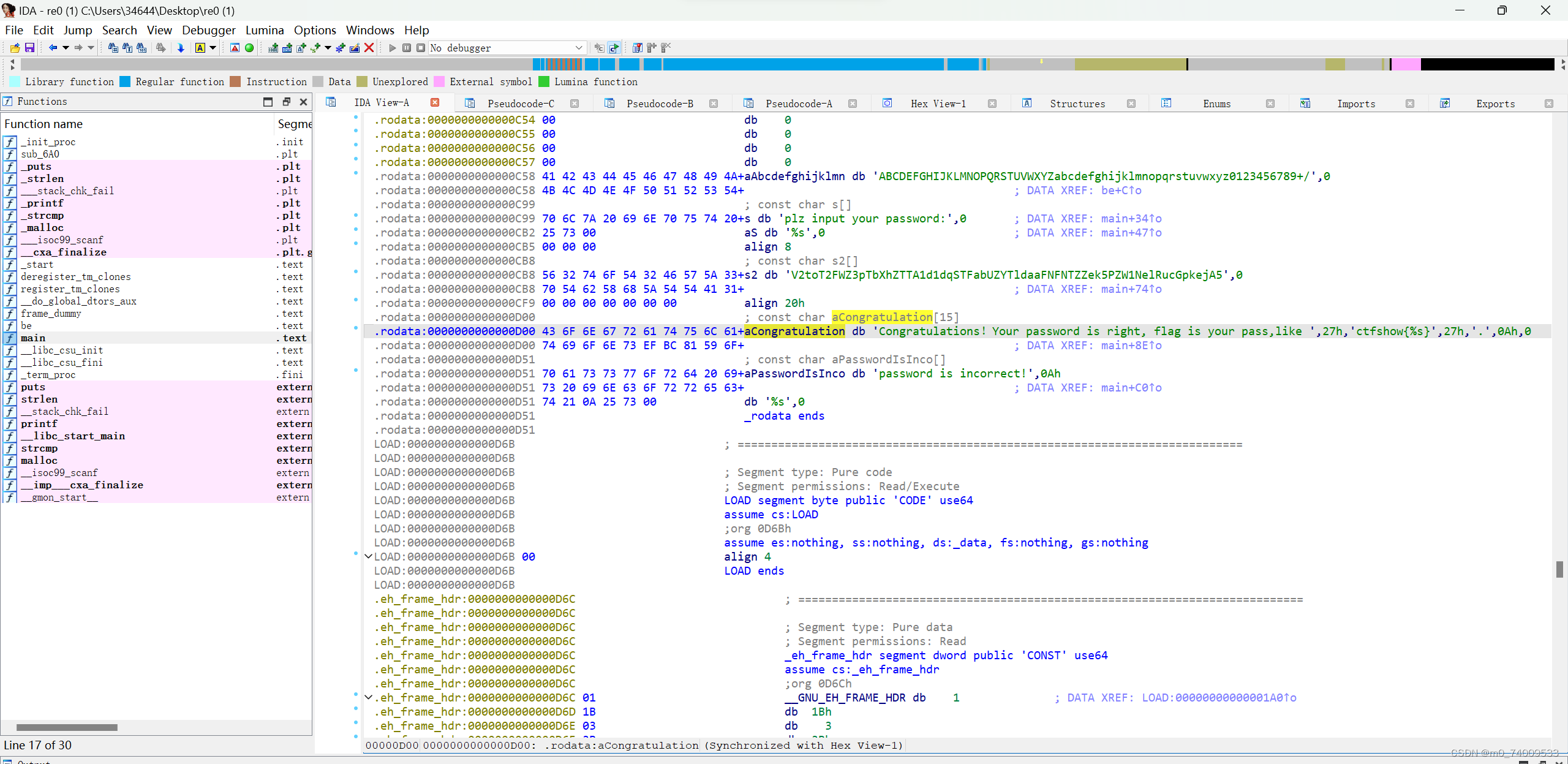 CTF单身杯 re签到_签到·easyre-CSDN博客