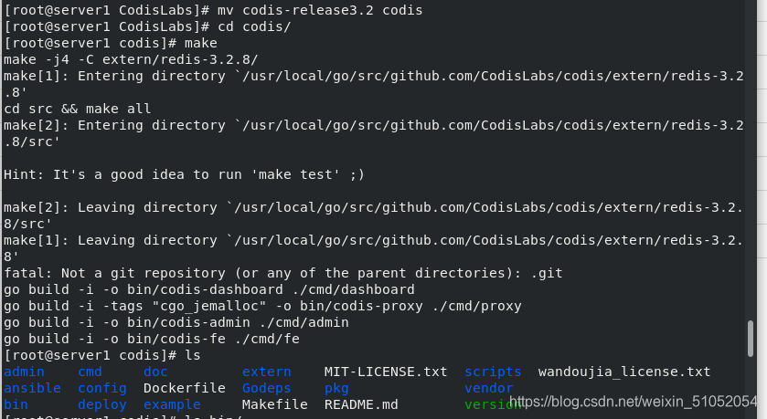 安装部署codis_安装codis-CSDN博客