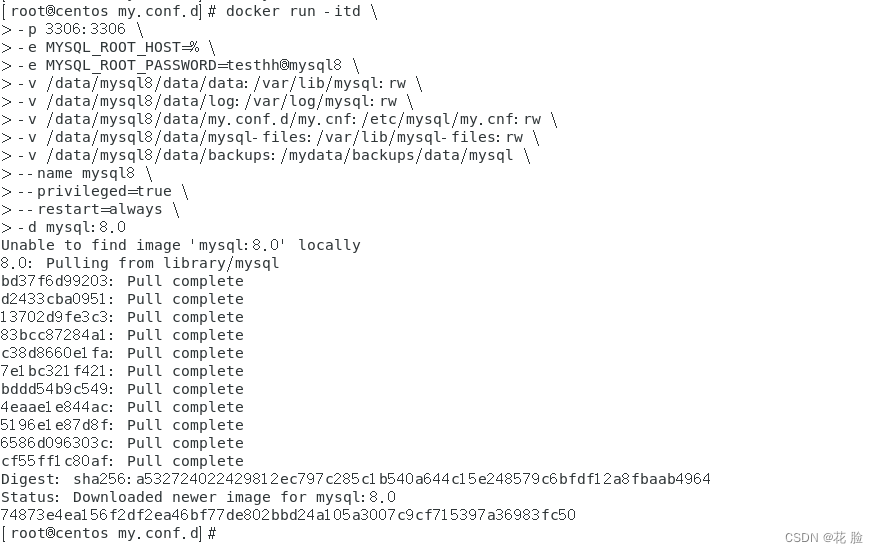 在Linux中使用docker安装和配置MySQL数据库_docker安装mysql utf8字符集-CSDN博客
