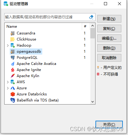 dbeaver中配置连接openGauss_dbeaver连接opengauss-CSDN博客