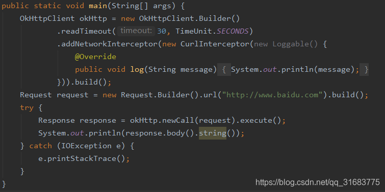 java 拦截okhttp请求 生成curl 使用postman测试接口_java 生成curl-CSDN博客