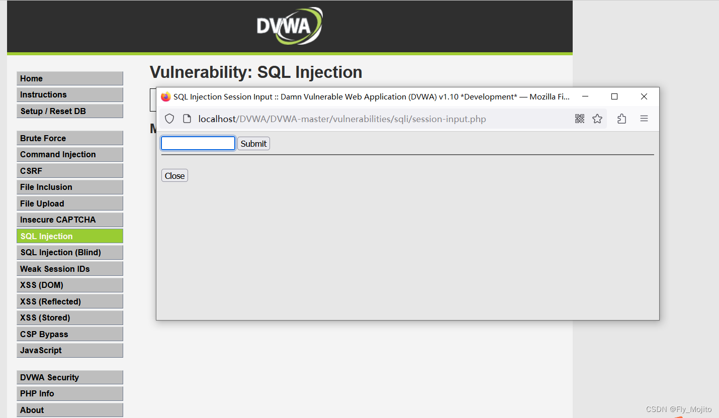 DVWA——SQL Injection_dvwa获取数据库的表-CSDN博客