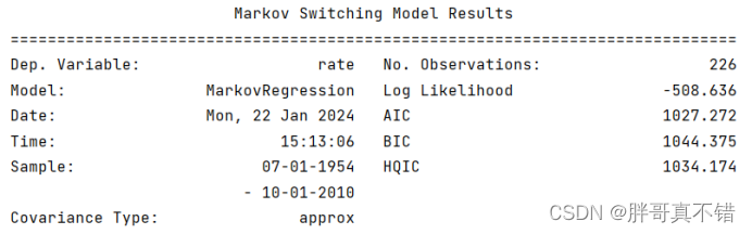 Python实现时间序列分析马尔可夫切换动态回归模型markovregression算法项目实战 Csdn博客