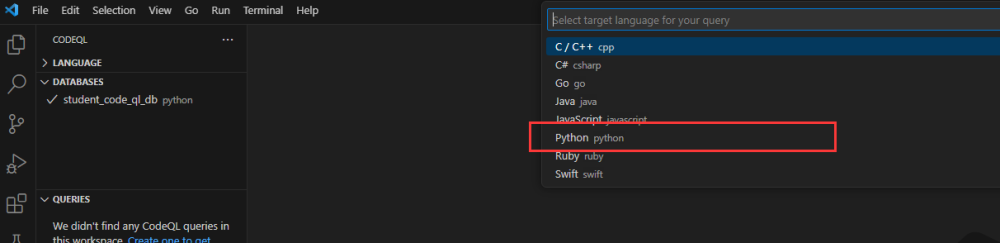 使用CodeQL进行Python代码审计：安装、创建数据库及漏洞检测教程,-CSDN博客