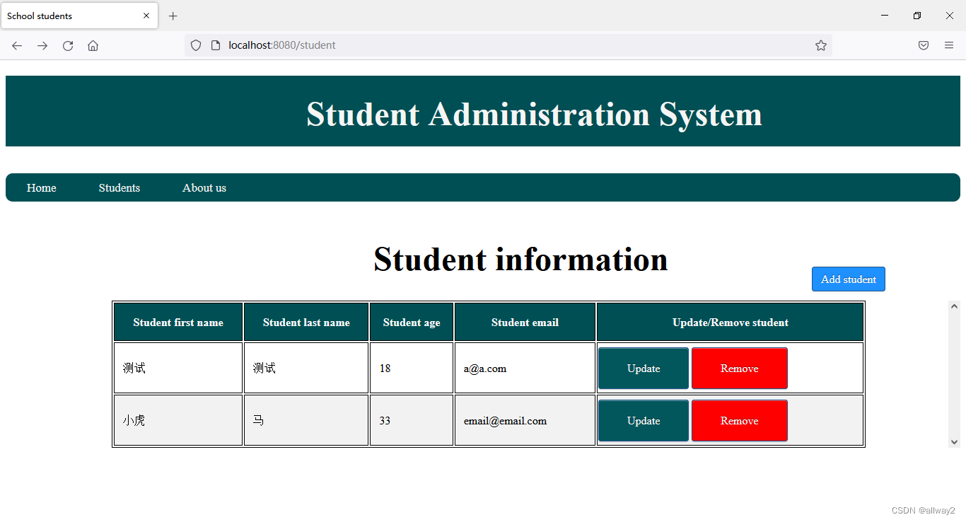 Spring Boot Thymeleaf MYSQL数据库原始JDBC CRUD示例_thymeleaf连接数据库-CSDN博客