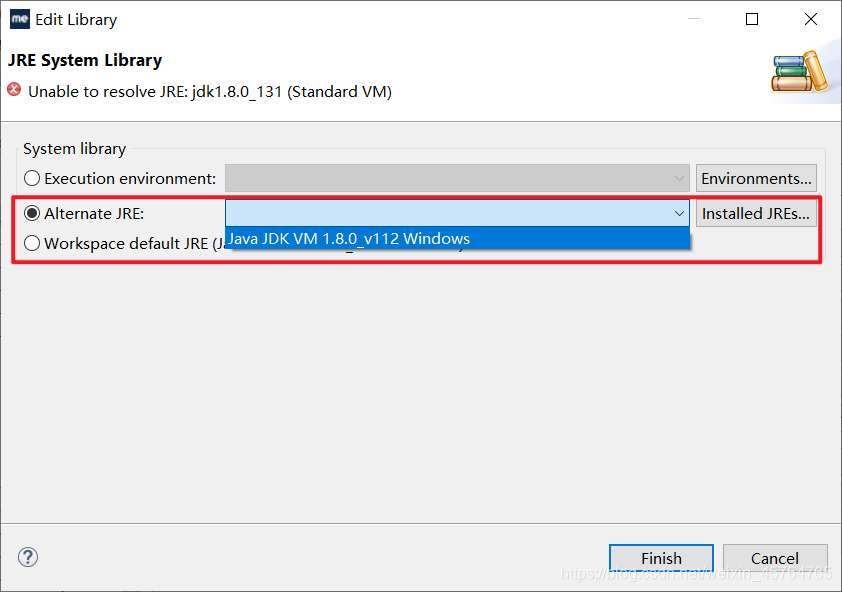 Unbound classpath container: ‘JRE System Library [jdk1.8.0_131]‘ in ...