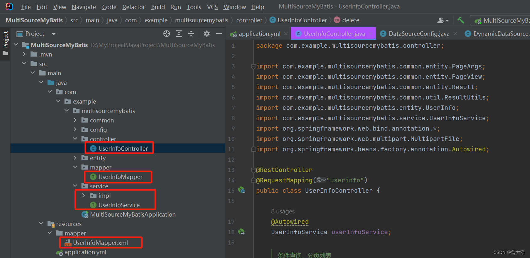 MyBatis多数据源配置与使用，基于ThreadLocal+AOP-CSDN博客