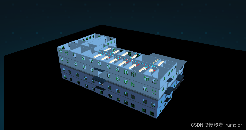 threejs中使用Reflector实现出倒影效果，并实现背景透明的效果（Reflector镜面背景透明， 倒影弱化）_threejs reflector-CSDN博客