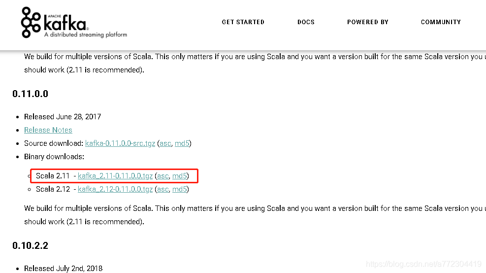 kafka安装（版本kafka_2.11-0.11.0.0）_kafka 0.11.0.0-CSDN博客