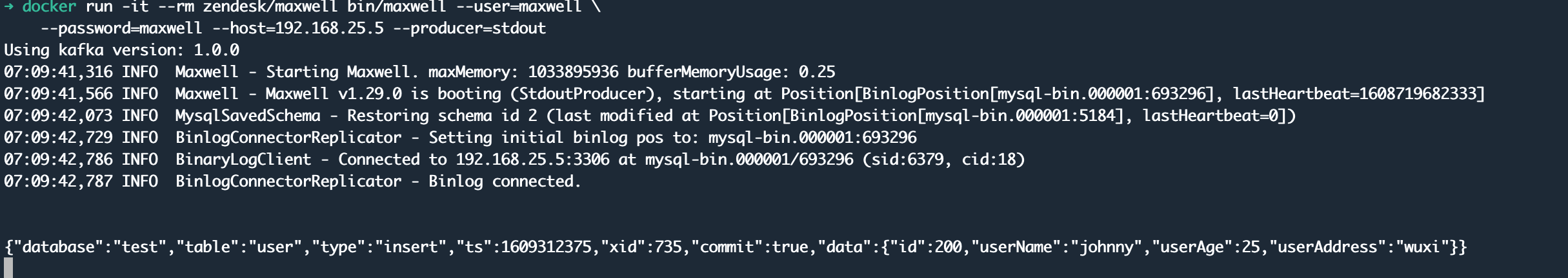 Maxwell （mysql-to-json）初体验_maxwell json-CSDN博客