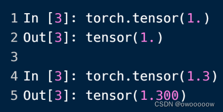 【pytorch框架学习】3.tensor数据类型-CSDN博客