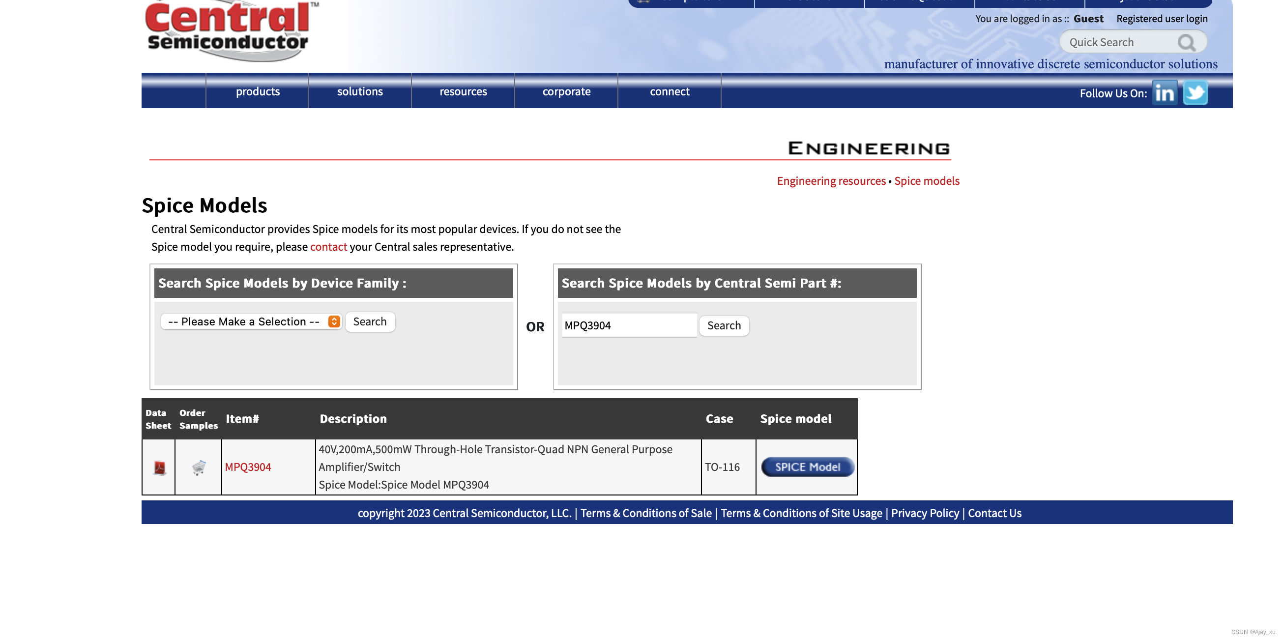 Multisim导入MPQ3904模型仿真_mmbt3904 spice model-CSDN博客