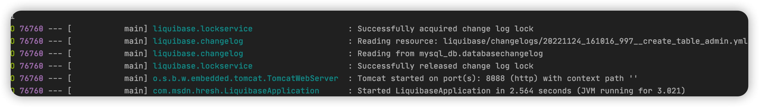 SpringBoot结合Liquibase实现数据库变更管理_liquibase修改字段名-CSDN博客
