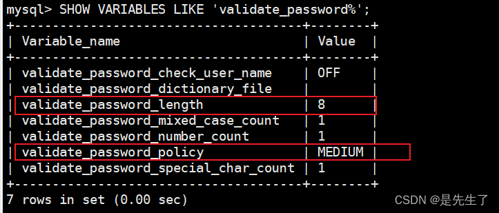 MySQL修改root用户密码 报错ERROR 1819 (HY000): Your password does not satisfy ...