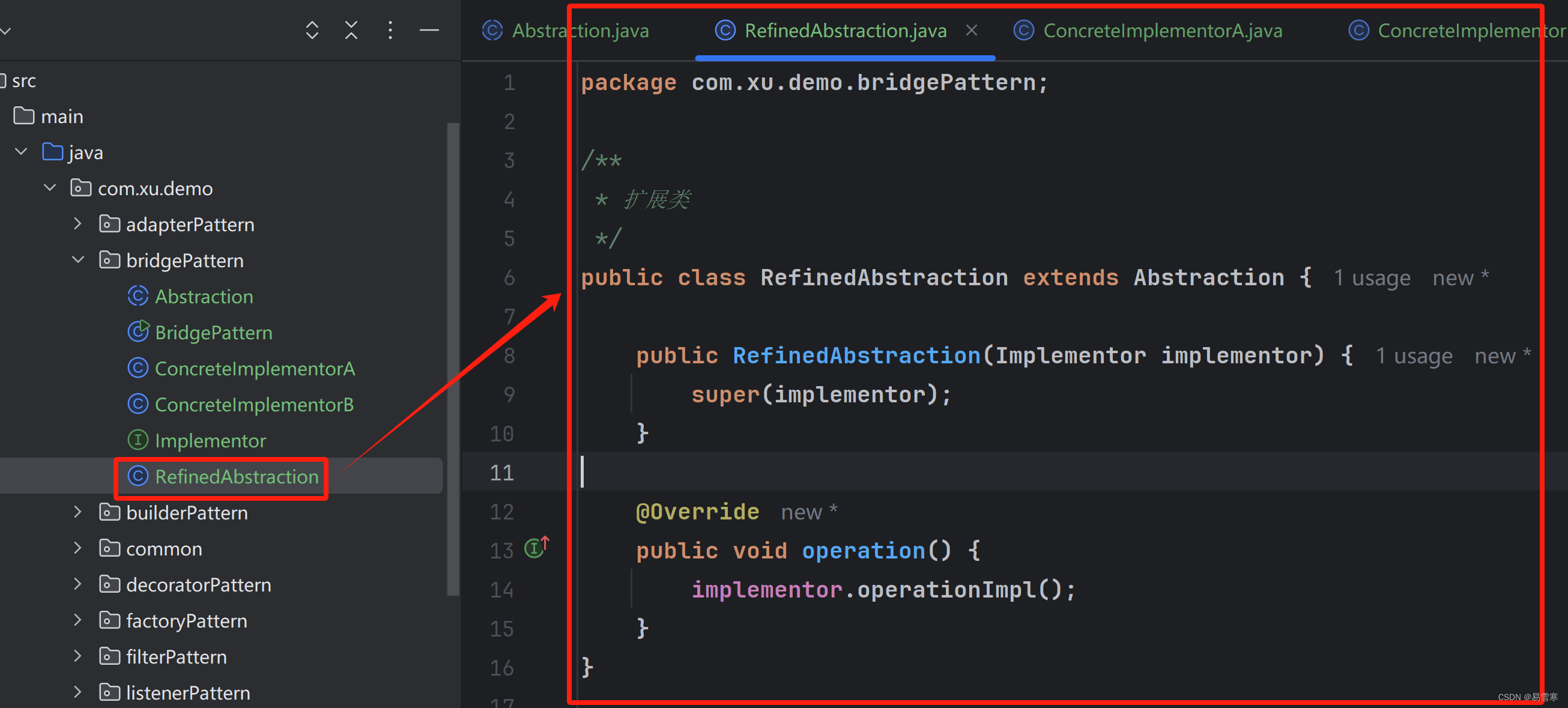设计模式之桥接模式BridgePattern（十二）-CSDN博客