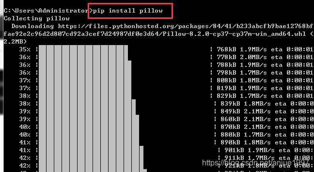 Python 使用pip安装pymysql与pillow，并检查是否安装成功如何通过cmd测试pillow已经可以使用 Csdn博客
