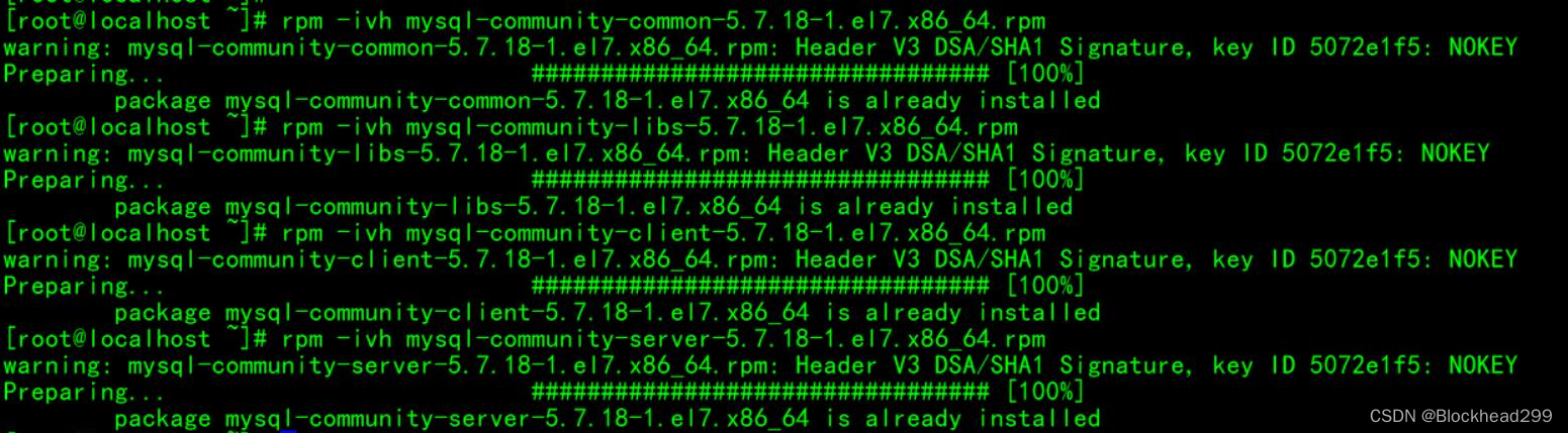 Linux下安装MySQL--rpm安装_linux 安装mysqldump-CSDN博客