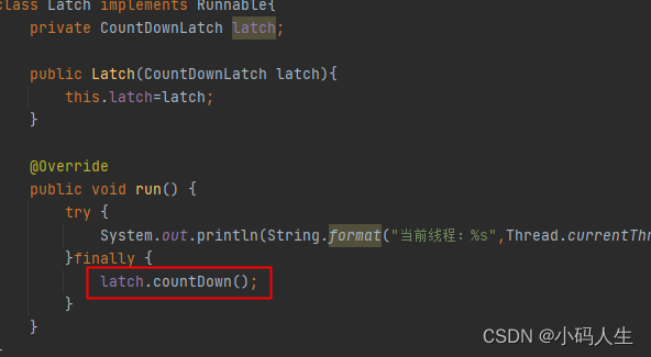 使用CountDownLatch（倒计时锁）+实现Runable来实现统计多个子线程的总耗时时间_java 秒倒计时 ...