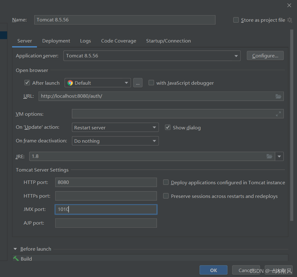 idea启动项目，出现报错：Application Server was not connected before run configuration stop-CSDN博客