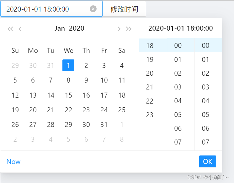 antd的DatePicker日期选择框实现日期的回显与改变_antd datepicker-CSDN博客