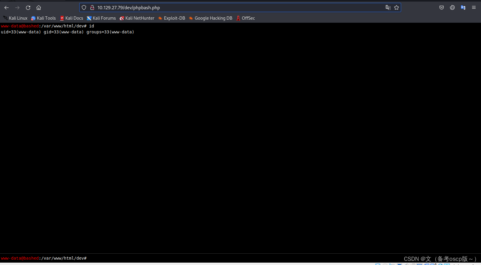 HTB打靶日记：Bashed_bashed htb-CSDN博客