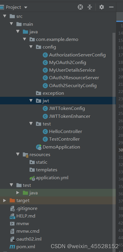 springboot+springsecurity+oauth2.0+jwt代码demo_oauth2.0 demo-CSDN博客