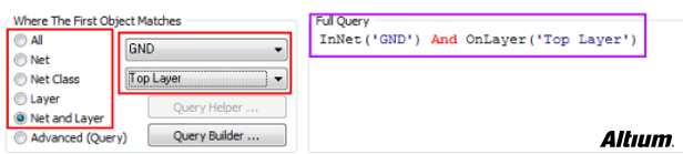 在altium Designer中查询语句(query)query Helper Querybuilder Csdn博客