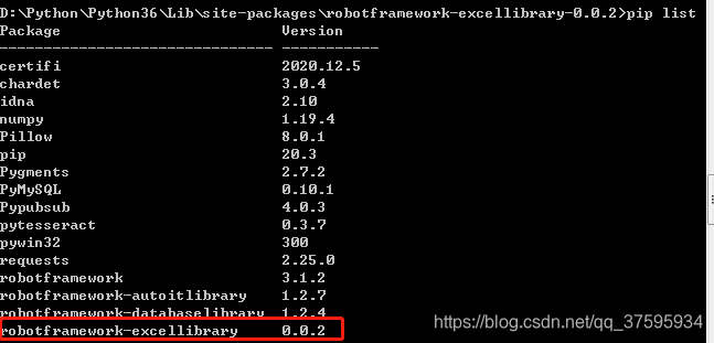 RobotFramework安装Excellibrary_pip install robotframework-excellibrary-CSDN博客