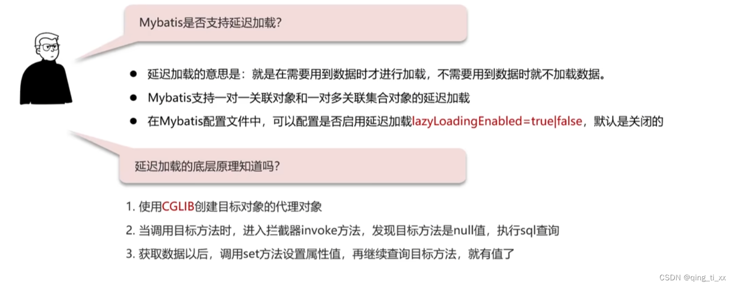面试：mybatis（mybatis执行流程、延迟加载、mybatis的缓存）mybatis是否支持延迟处理 Csdn博客 