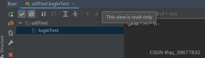 mac上IDEA Scanner 无法在 Junit 控制台中进行输入（This view is read-only）的解决方案_springboot junit 输入 显示this view ...