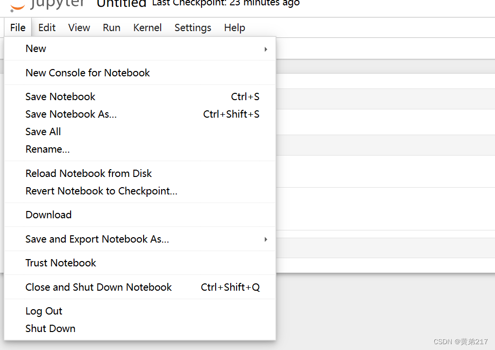 jupyter notebook中找不到download as_jupyter没有download as-CSDN博客
