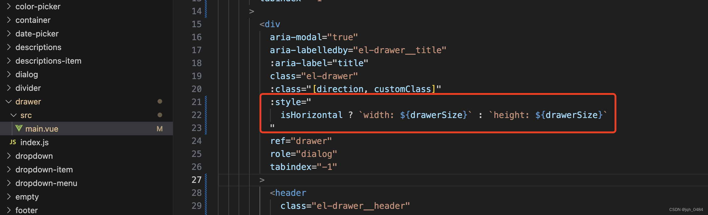 element-ui drawer 组件源码分享_drawer slot-CSDN博客