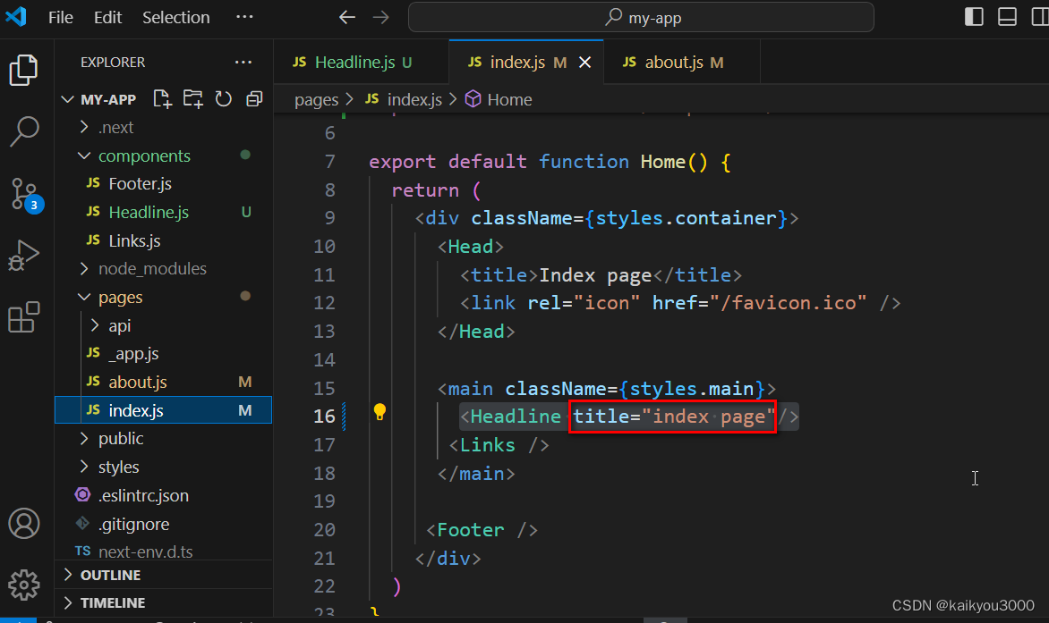 Nextjsreact进门记004【在组件函数中传入参数】nextjs 组件传参 Csdn博客