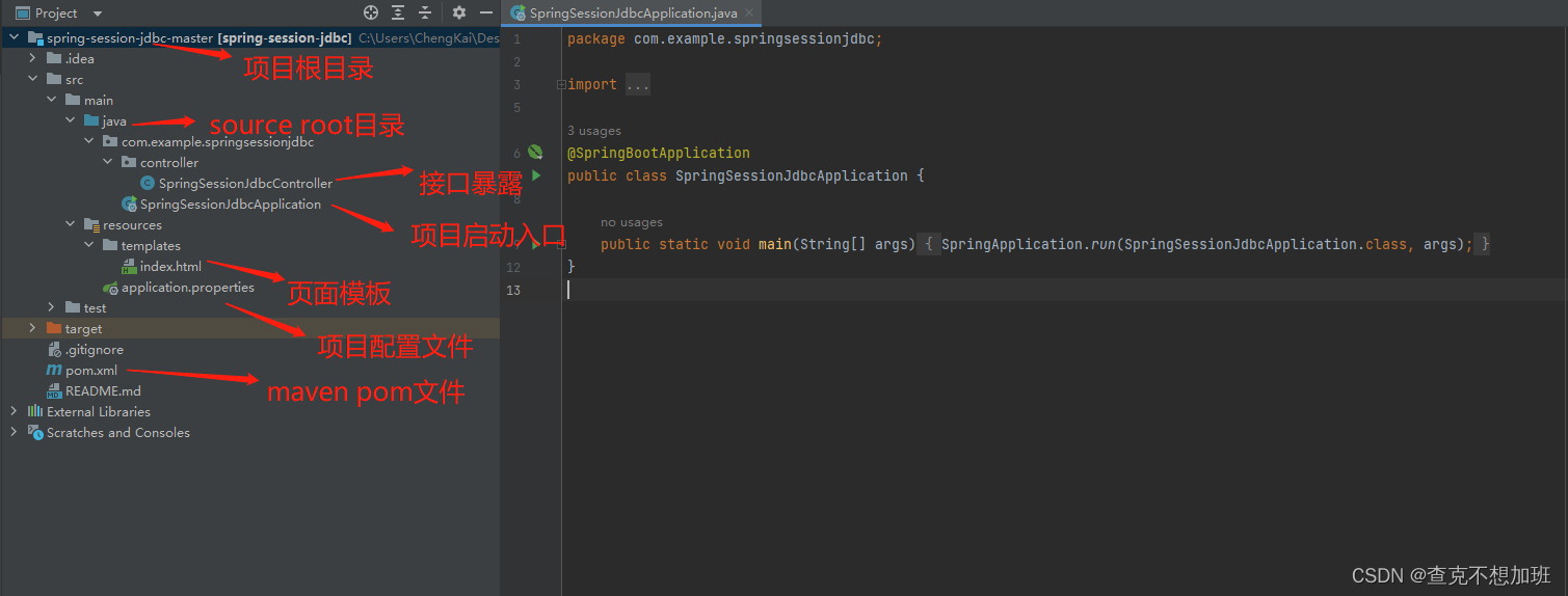 Spring Session with JDBC 01 spring-boot使用h2数据库缓存session_spring-session jdbc-CSDN博客