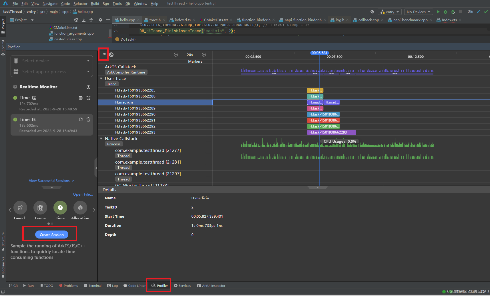 OpenHarmony Trace的使用_openharmony hitrace-CSDN博客