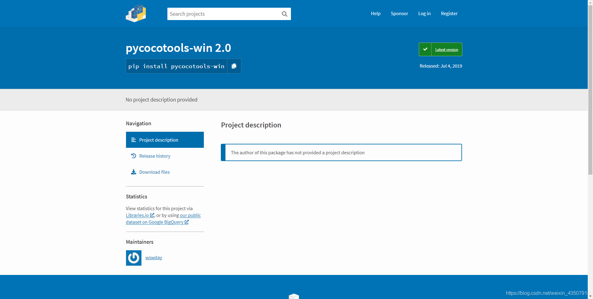 win10平台安装pycocotools工具包_coco数据工具 win10-CSDN博客