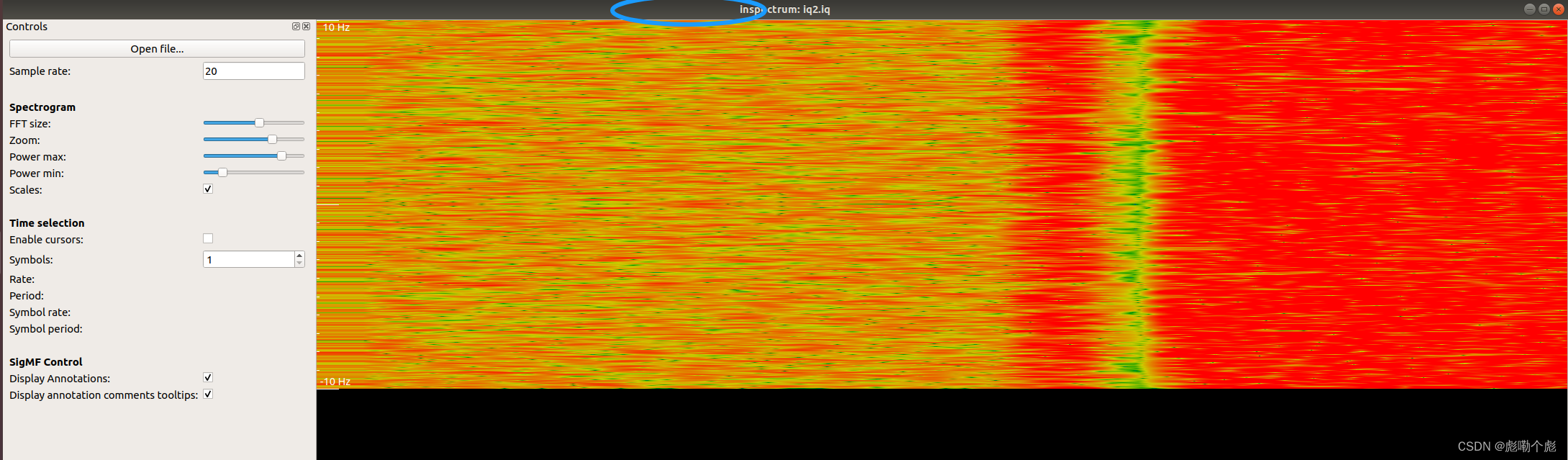 提取出信号中较强能量部分_inspectrum power-CSDN博客