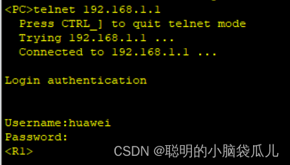 华为ensp实验——Telnet_ensp telnet-CSDN博客