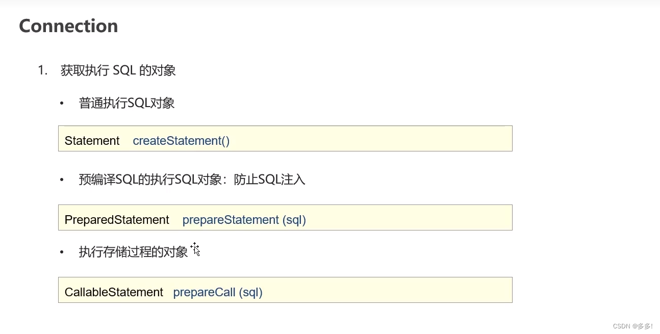 JDBC开发之四大核心API:DriverManager Connection Statement ResultSet-CSDN博客