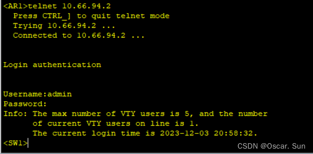 配置与测试：基于Telnet的交换机远程管理与VLAN通信-CSDN博客