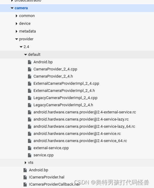 Android Camera从上至下（五）------CameraProvider（服务启动和初始化）待完善_camera provider-CSDN博客