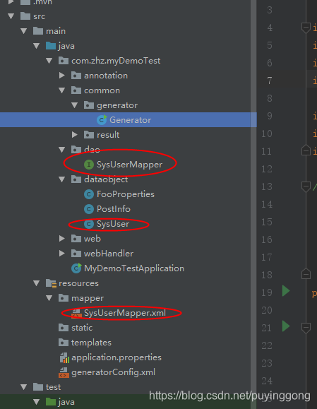spring Boot 嵌套 mybatis generator 配置数据库表自动生成dao、mapper等文件_mysql表对应的do mapper如何生成-CSDN博客