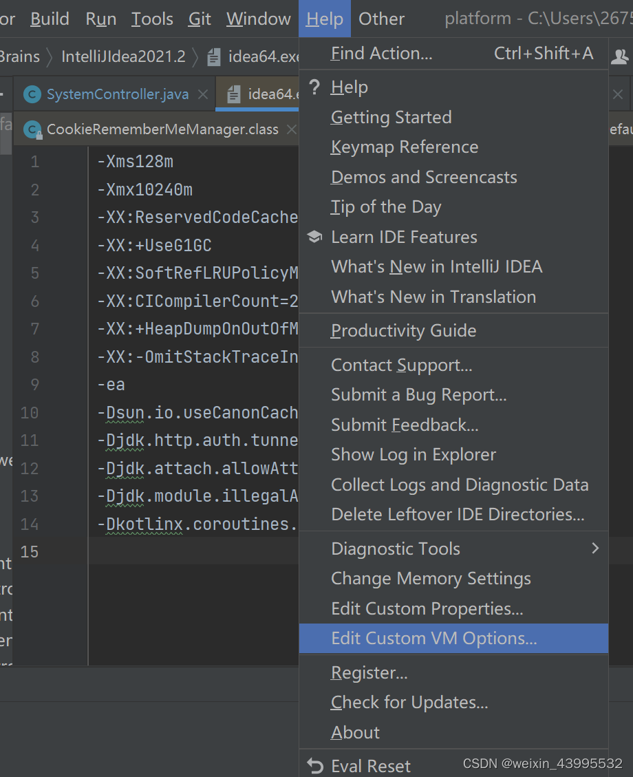 IDEA启动报错：Error launching IDEA if you already have a 64-bit JDK installed,define a JAVA_HOME-CSDN博客